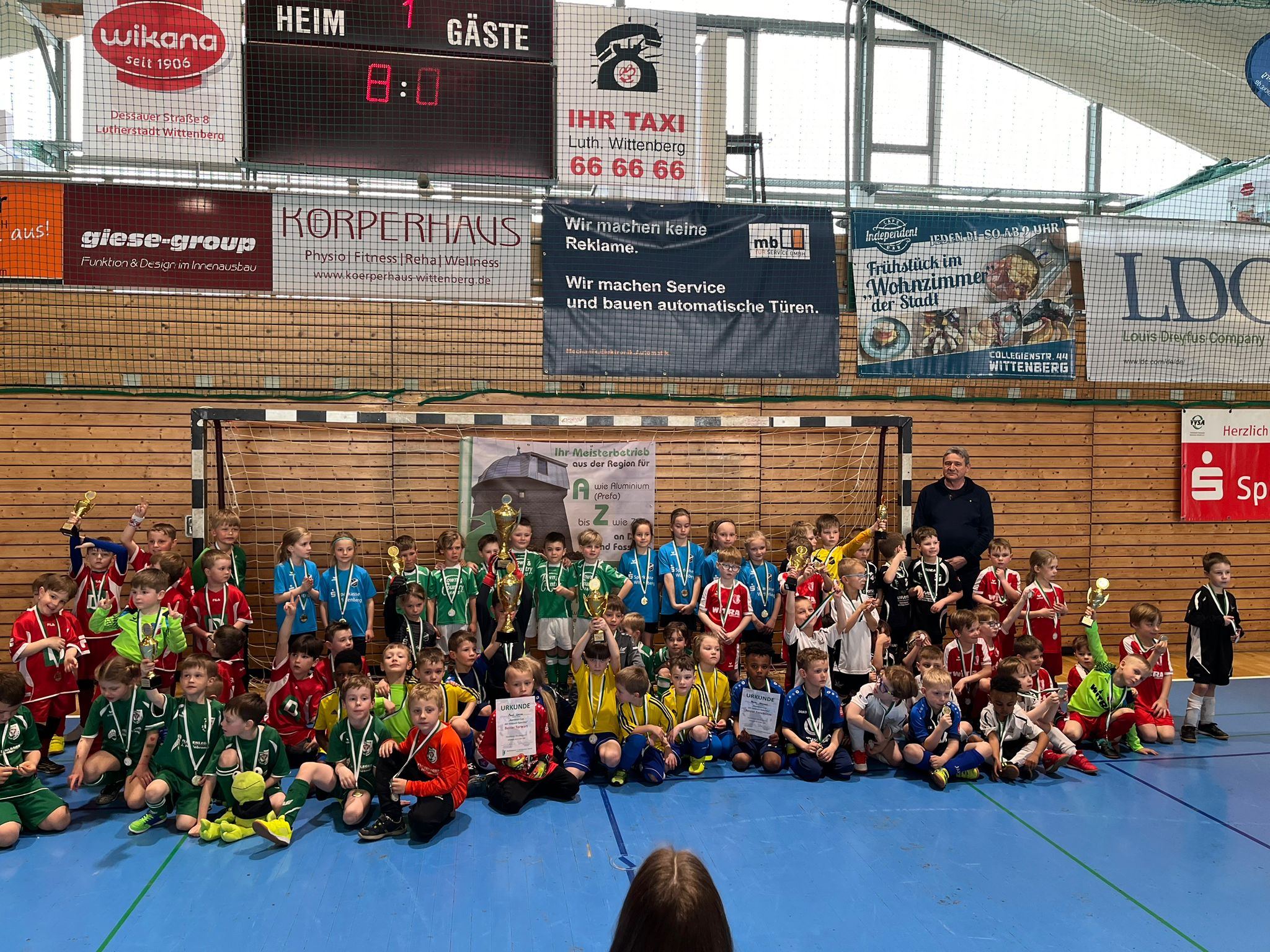 FC Victoria Wittenberg gewinnt den Specht-Cup der Bambinis